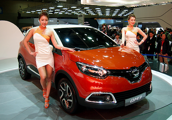 [서울모터쇼] 르노삼성, 5번째 정규 라인업 ‘QM3’ 공개