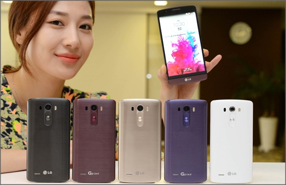 LG 'G3 Cat.6' 색상 5개로, '와인·바이올렛' 추가