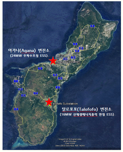 LG CNS, 미국령 괌에 40MW ESS시스템 해외 수출