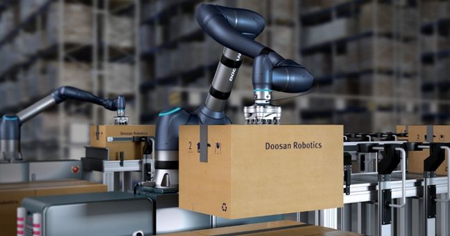 두산로보틱스, 창원대와 인재육성 MOU 체결