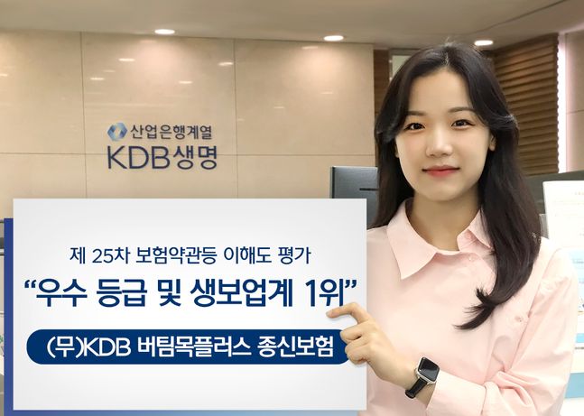 KDB생명, 금감원 '보험약관 이해도 평가' 1위 기록
